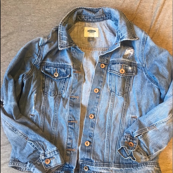 Jackets & Coats | Distressed Denim Jacket | Poshmark